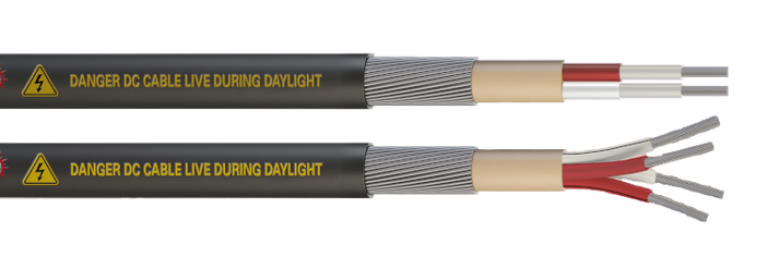 Doncaster Cable PV-Ultra SWA Double Insulated Multicore DC Solar Cable ...